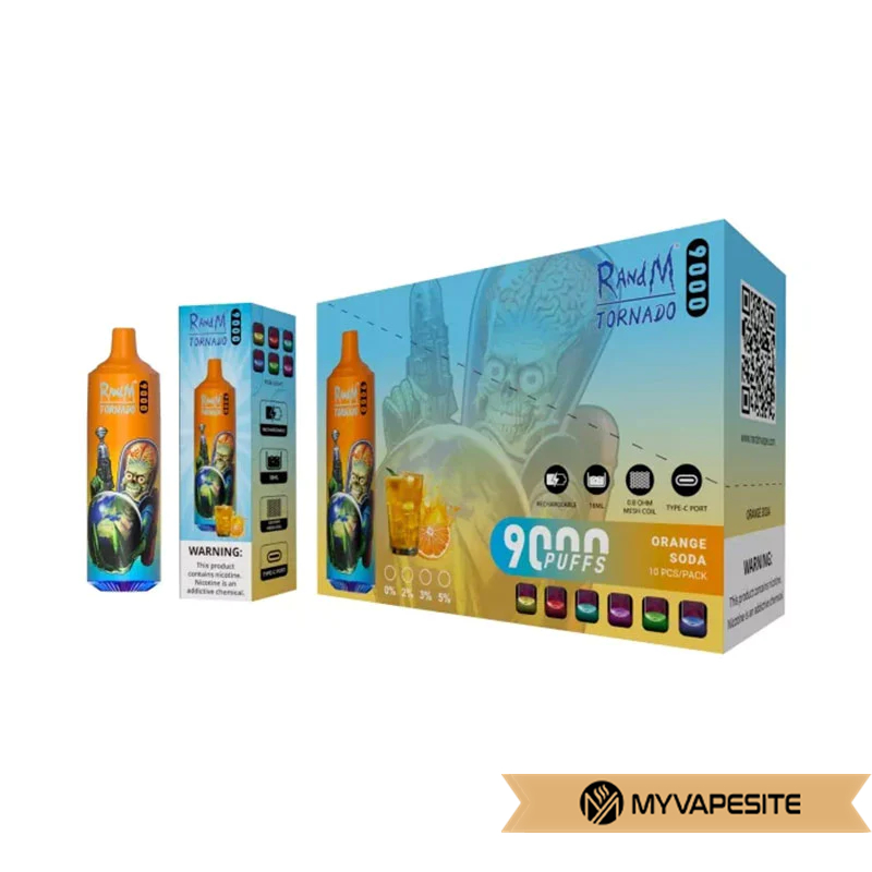 RandM Tornado 9000 Disposable vape 9000 Puffs | Myvapesite.de