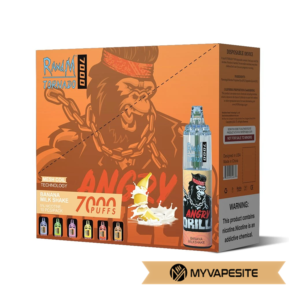 EU-Deutsches Warenlager RandM Tornado 7000 Einweg Vape 7000 Puffs ...